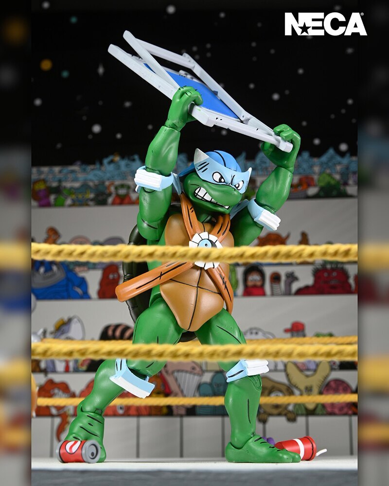 «Фигурка NECA (Archie Comics) TMNT: Stump Wrestling Turtles (4-Pack ...