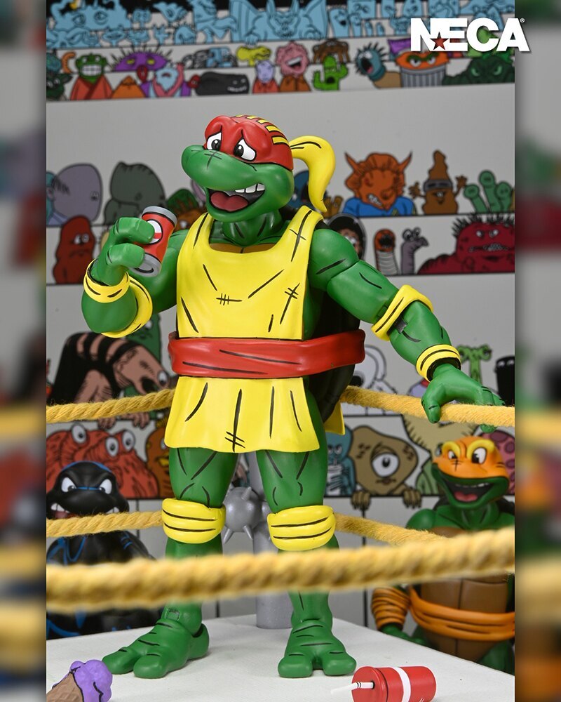 «Фигурка NECA (Archie Comics) TMNT: Stump Wrestling Turtles (4-Pack ...