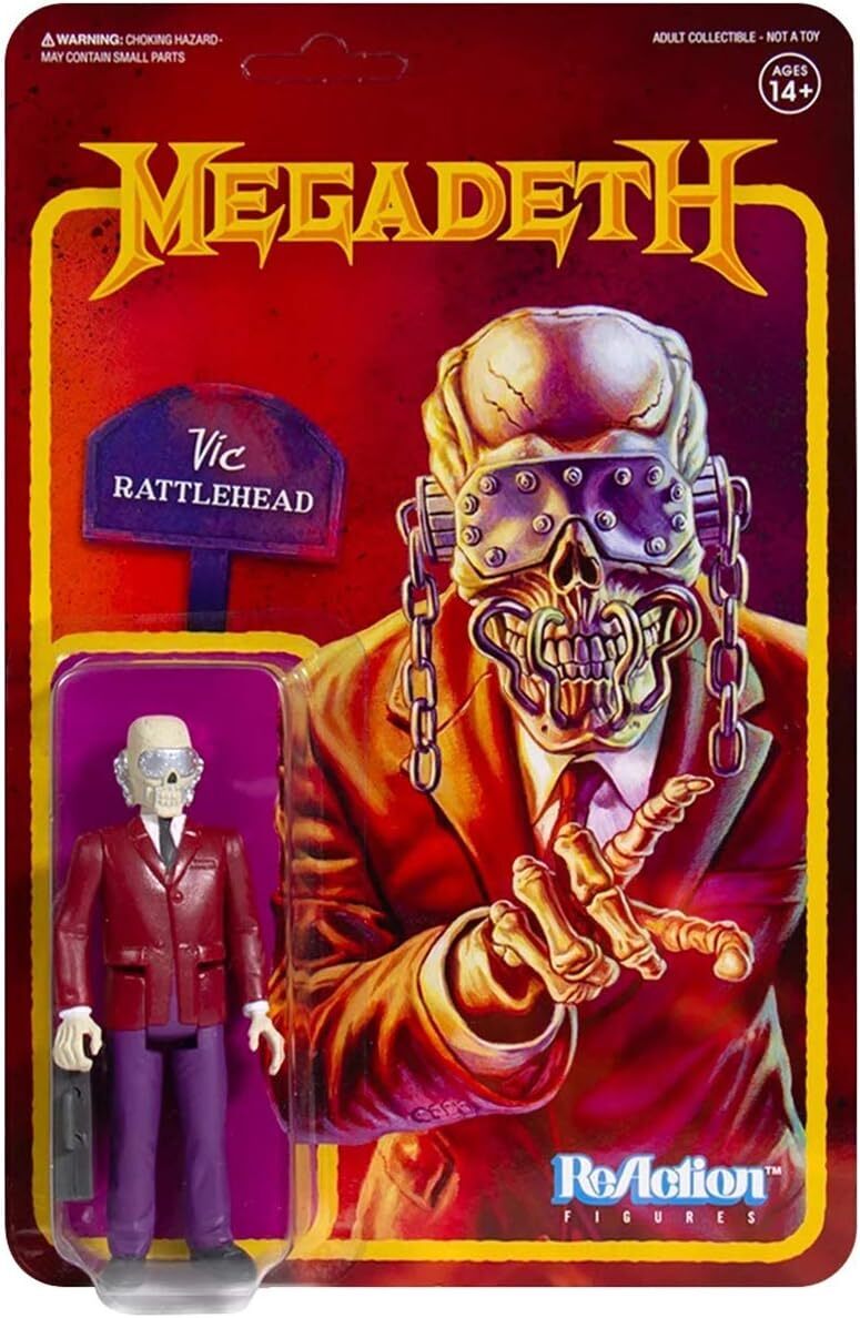 «Фигурка Super7 - Megadeth Vic Rattlehead ReAction Figure» за 2 590 ...