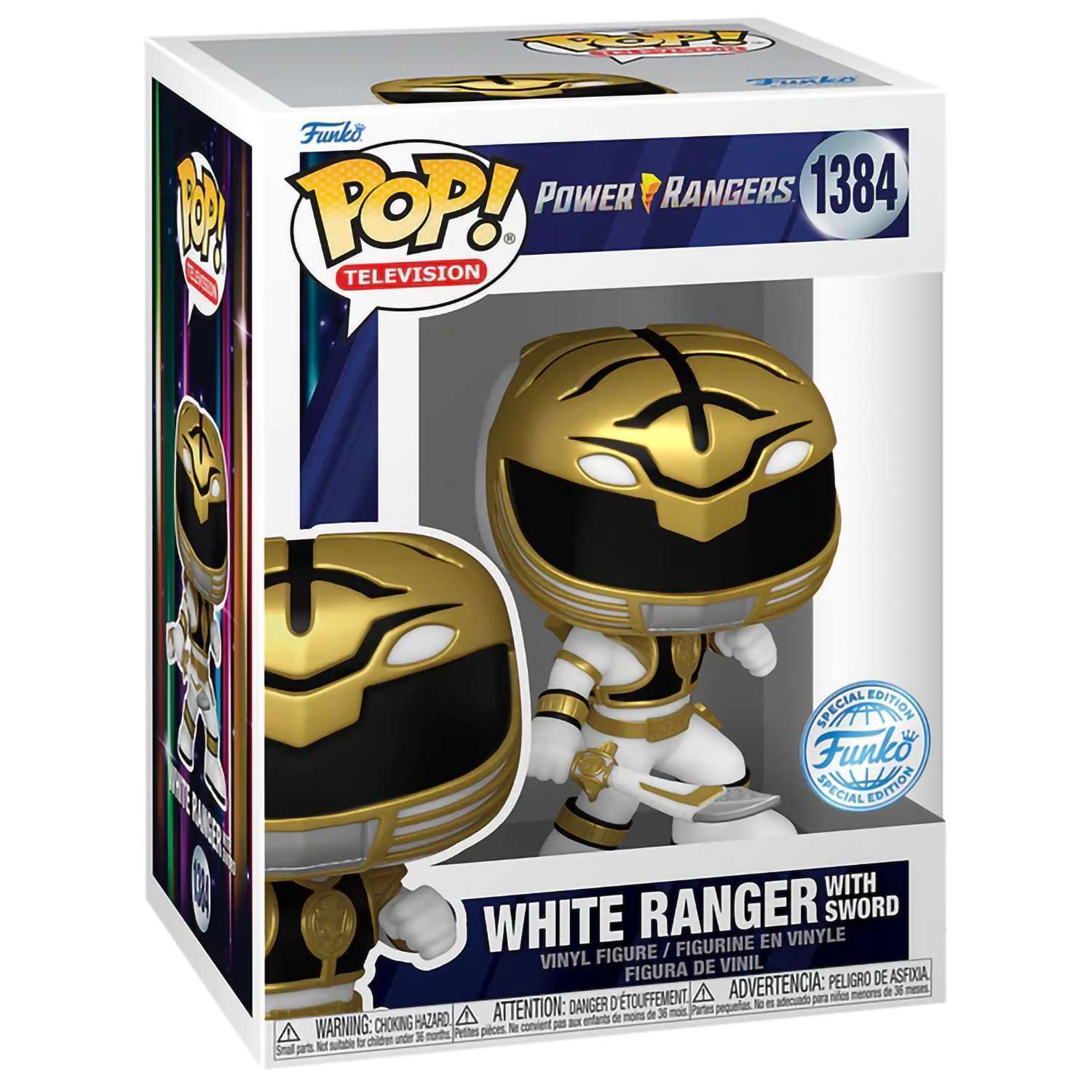 «Фигурка Funko POP! TV Power Rangers 30th White Ranger with Sword (Exc ...